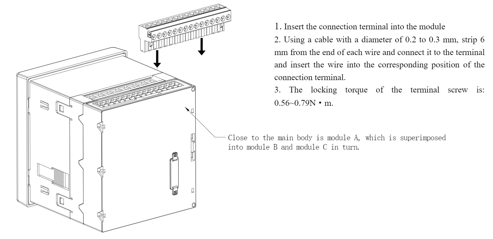 Panel mounted three phase energy meter - Buy three phase energy meter, 3P4W power meter, panel ...